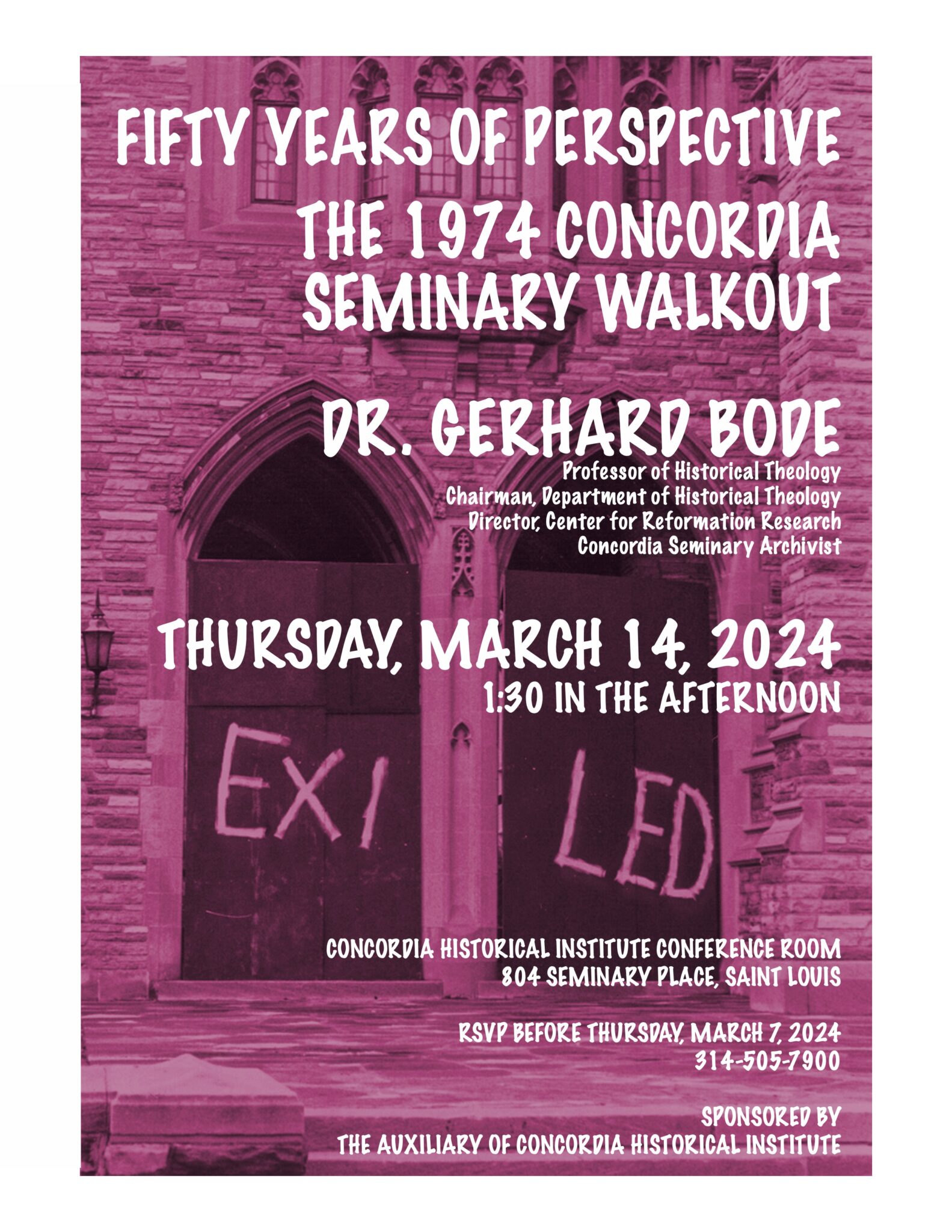 Concordia Historical Institute remembers Walkout 50 years later ...